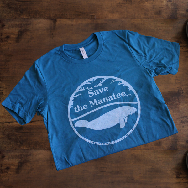 Save the Manatee Logo T-Shirt – The Manatee Store by Save the Manatee Club